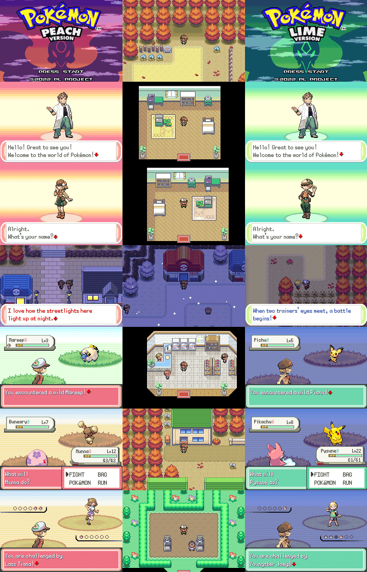 Pokemon Peach and Lime (GBA) Download - Poke100